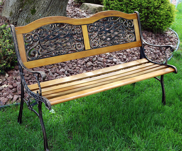 Outdoor Garden Benches: Cedar, Cast Stone, GFRC – Serenity Health ...
